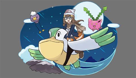 Pokemon Diamond Pearl Remake Shiny Pelipper Ride By Chocomiru02 On
