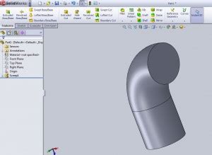 Sweep Feature In Solidworks SolidWorks Tutorials