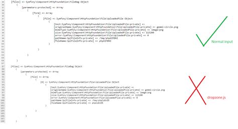Javascript Dropzone Js And Symfony Formbuilder Stack Overflow