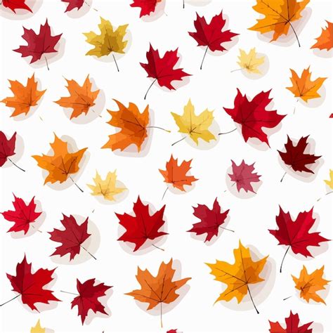 Premium Vector Fall Autmn Pattern With Birds And Flowers