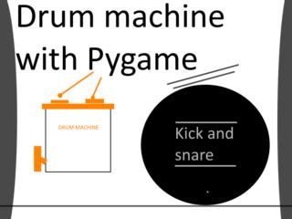 Drum Kit With Pygame Ultra Basic Drum Machine Python Programming