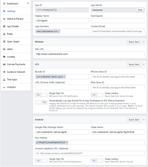 How To Integrate Facebook Login With Codename One Codename One