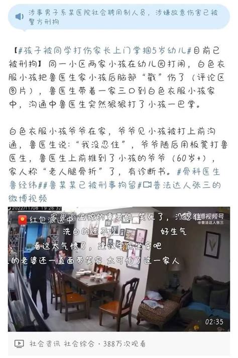 小孩子打架，家长过度介入被刑拘？ 知乎
