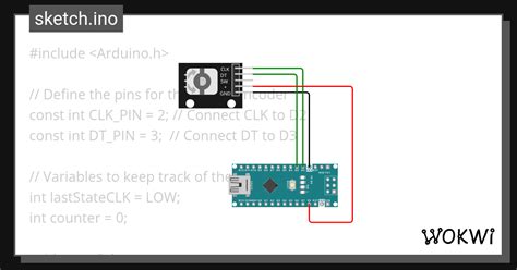 Rotatoryswitch Wokwi Esp32 Stm32 Arduino Simulator