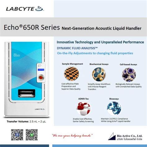 Labcyte Echo 650 Acoustic Liquid Handlers Dipylon Medical
