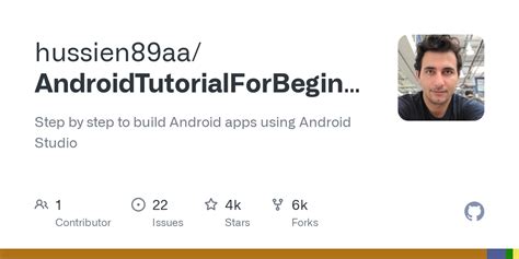 Github Hussien Aa Androidtutorialforbeginners Step By Step To Build Android Apps Using
