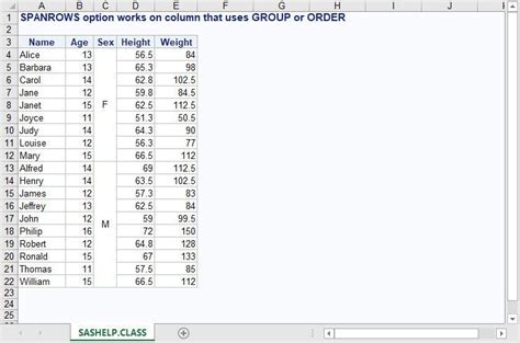 Solved How To Merge Vertically Cells In Proc Report Xls Sas