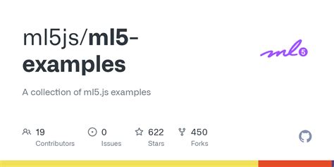 github ml5js ml5 examples a collection of ml5 js examples