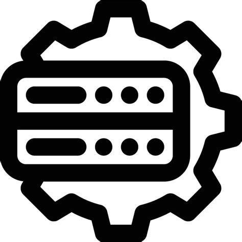 Database Engineering Dbms Database System Outline Icon 60187262