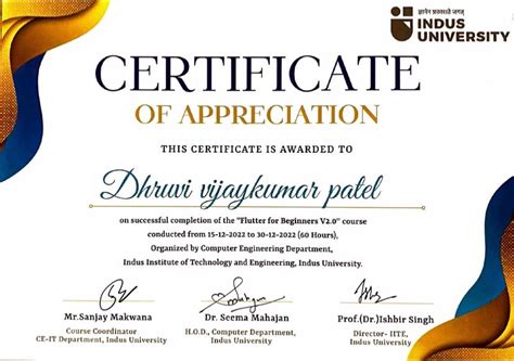 Dhruvi Patel On Linkedin Flutter Indusuniversity Appdevelopment