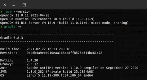 Java Gradle Jvm Version Doesnt Match The Used Jdk Version Stack