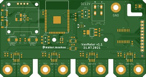 Vanmeter A Power Measurement Board For Camper Vans Share Project Pcbway