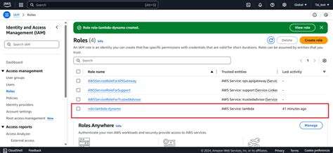 Create Iam Role For Lambda And Dynamodb Serverless Website