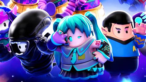 Fall Guys Season 2 Skins To Include Hatsune Miku Star Trek And Alien