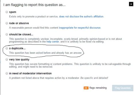 For Close Vote Privilege Users The Duplicate Option Repeats Meta