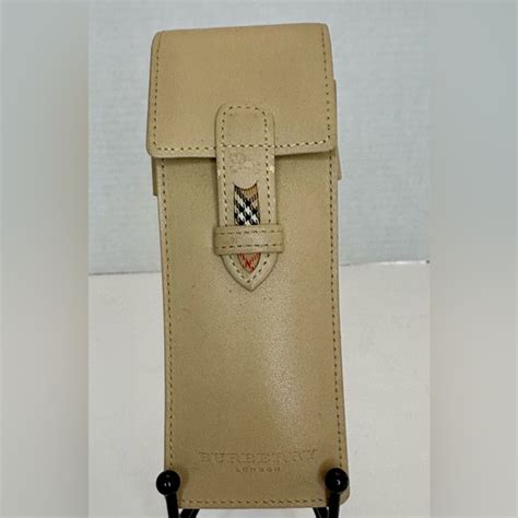 Burberry Accessories Burberry Leather Tartan Accessories Pen Case