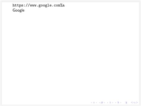 Url Including Special Characters Do Not Work In The Frame Env · Issue 267 · Latex3hyperref