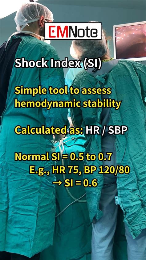 What Is Shock Index Shorts P Nvxvffspc R Foamed911