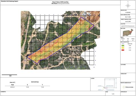 Elevation Grid And Heatmap Report