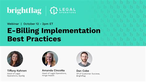 Webinar E Billing Implementation Best Practices
