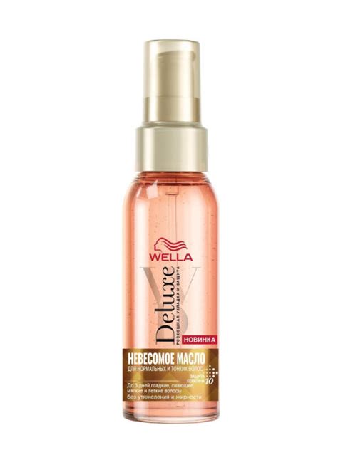 Невесомое масло для нормальных и тонких волос Wella Deluxe Light Oil ...