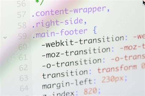 شاشة التطوير الفعلي مع سير عمل البرمجة المجردة لرمز Css صورة الخلفية
