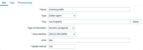 6 Monitor Network Traffic With Zabbix