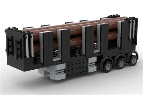Lego Moc Logging Trailer By Nova Christoph Rebrickable Build With Lego