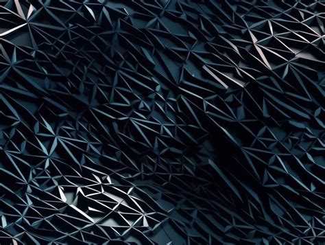 Premium Ai Image Dark Abstract Geometric Grid Pattern Seamless Background Created With
