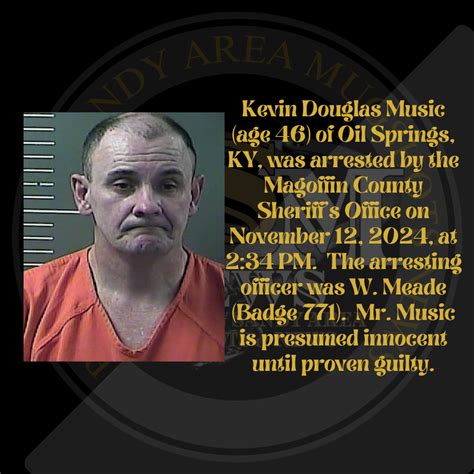 Kevin Music Big Sandy Area Mugshots News