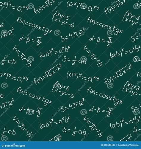 Math Blackboard Cartoon Vector 2757713