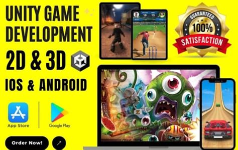 Develop 2d 3d Unity Game For Mobile Android Pc Web Console Platforms