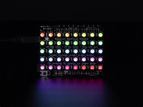 Adafruit Neopixel Shield 40 Rgbw Warm White ~3000k Id 2864