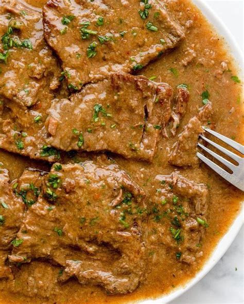 Thin Sliced Beef Round Steak With Sauce Artofit