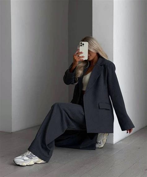 Double Suit Palazzo Trousers Jacket 😍 Perfect Business Style In This Suit Wont Pass You By