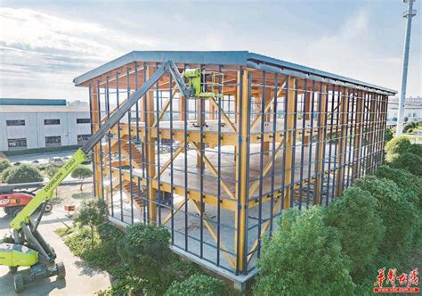全竹结构装配式单体建筑现雏形 焦点图 湖南在线