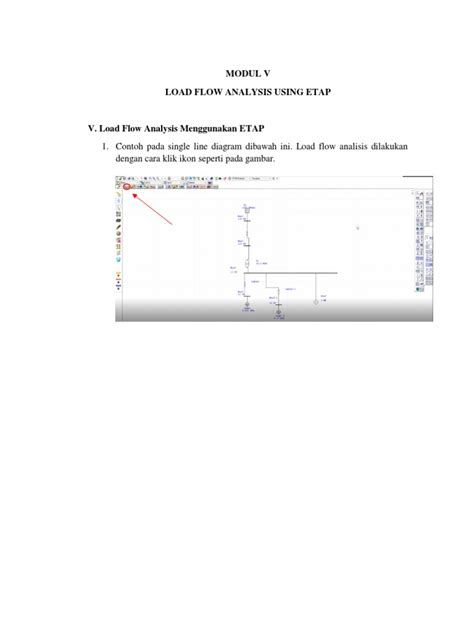 modul v load flow analysis using etap pdf