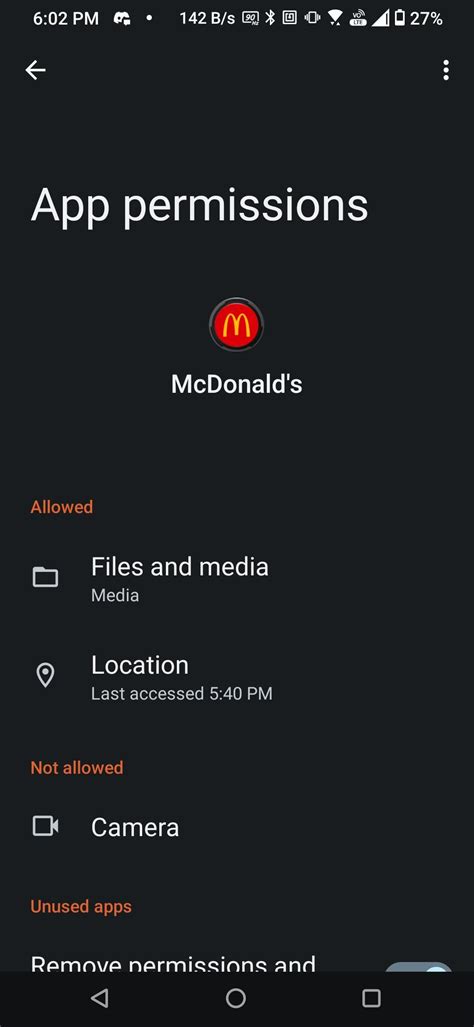 The Permissions My Mcdonalds App Requires Rassholedesign
