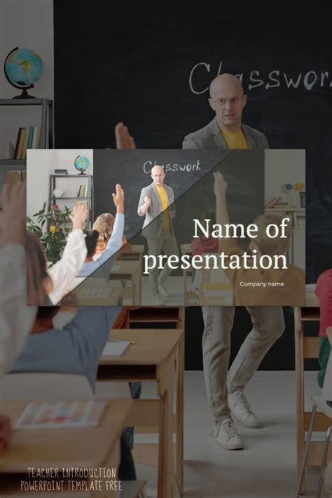 Teacher Introduction Powerpoint Template Free Masterbundles