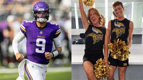 ‘havent Us Vikings Fans Suffered Enough First Male Cheerleader For
