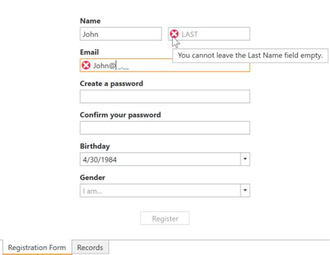 GitHub DevExpress Examples Wpf Data Editors Create Registration Form