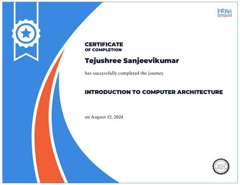 Tejushree Sanjeevikumar On Linkedin Learningneverstops Computerarchitecture Techjourney