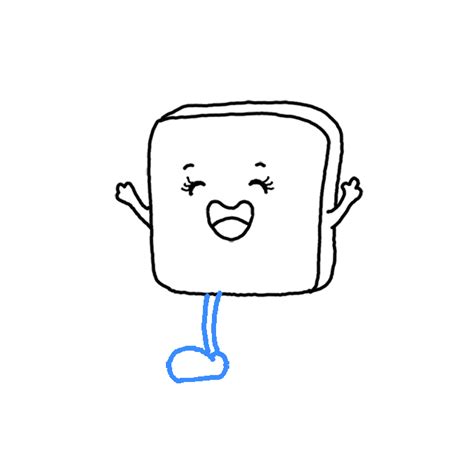How To Draw Funny Toast Step By Step Easy Drawing Guides Drawing Howtos