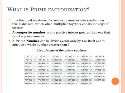 Ppt Prime Factorization And Its Application To Cryptography Powerpoint Presentation Id2386455