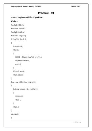 OOP Practical List Practical Aim Write A Program That Displays