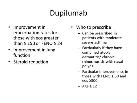 Dupilumab Treatment Options For Severe Persistent Asthma Temple Lung Center Learning Center