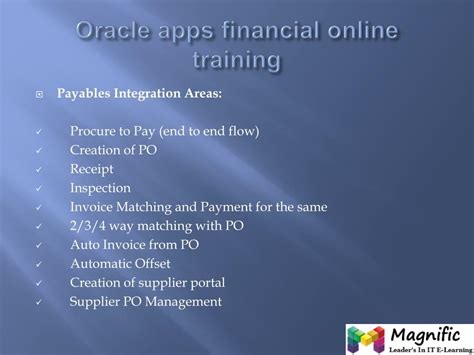 Ppt Oracle Apps Finance Online Training In Dubai Powerpoint Presentation Id3604207