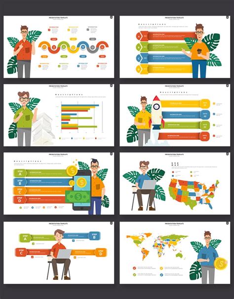 Business Animation Powerpoint Templates Incl Powerpoint And Template Envato