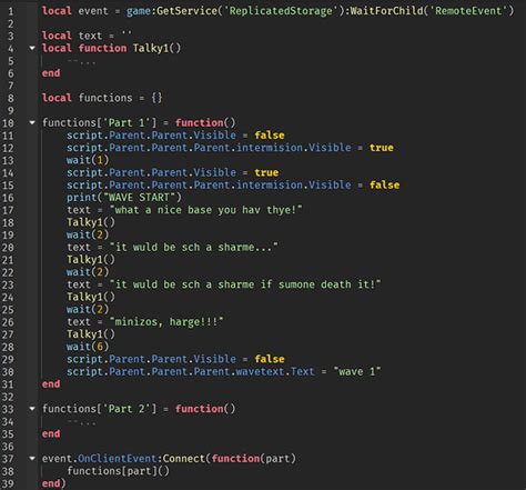 Client Sided Enemy Spawning For A Defense Game Code Is Like Super Unreadable Scripting