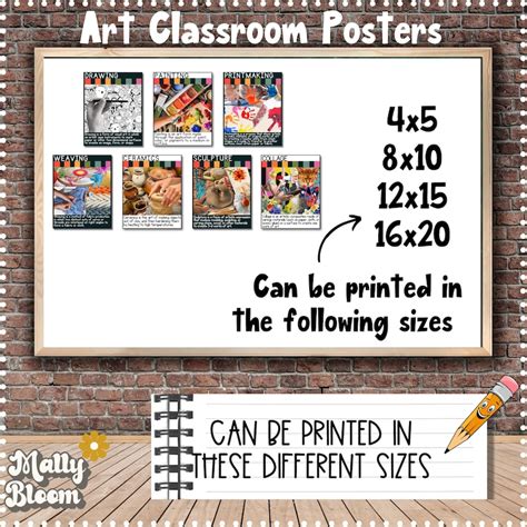 Art Classroom Poster Bundle Classroom Decor Classroom Poster Etsy